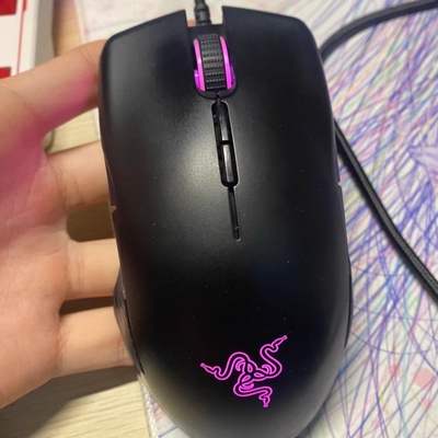 Razer雷蛇锐蝮蛇竞技版黑色经典款对称形有线游戏电竞RGB幻彩鼠标