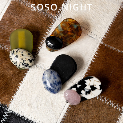 sosonight小众设计感醋酸发夹