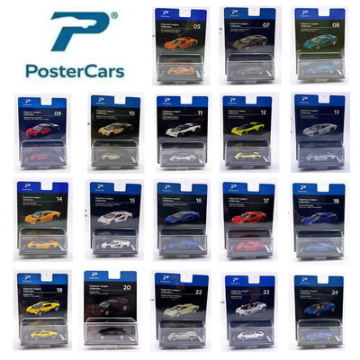 现货 PosterCars兰基迈凯轮柯尼塞格布加迪合金模型1:64超级跑车