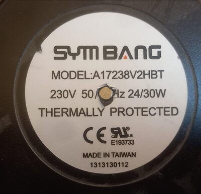 全新SYMBANG A17238V2HBT 230V 50/60Hz 24/30W BANG散热风扇现货