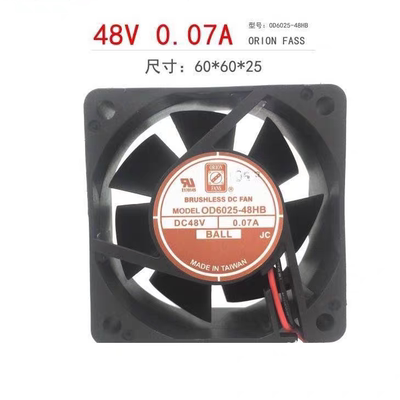 原装正品 OD6025-48HB《Fan DC 60x25mm 48V 28CFM Ball》