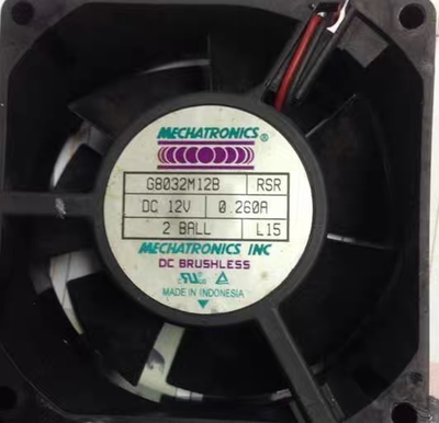 原装MECHATRONICS 8032风扇G8032M12B 12V 0.260A风扇