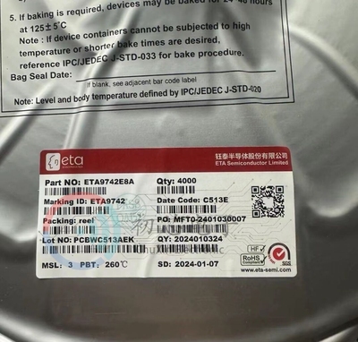 【初芯电子】全新原装ETA9742E8A  ESOP8 三合一移动电源充电芯片