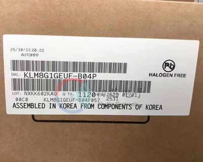 【初芯电子】全新原装 KLM8G1GEUF-B04P  FBGA153 三星存储器芯片