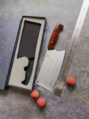 华匠坊吉利菜刀厨刀山特维克钢14c28n