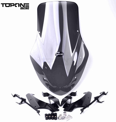 适用于本田HONDA PCX150 2018改装加高挡风板挡风玻璃