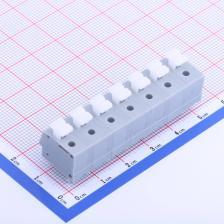 KF202-7.5-7P 弹簧式接线端子 7.5mm 每排P数:7 排数:1