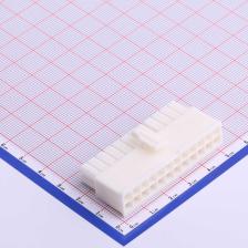 HX41405-24P 压线端子胶壳 4.14mm 2x12P 公胶壳 白色 mini-unive