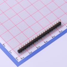 X6511WVS-22H-C60D48R1 排针 2.54mm 1x22P 立贴 方针