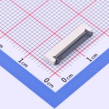 FPC-0.5FX-24PWBH15 FFC/FPC连接器 0.5mm P数:24 翻盖式 下接 H1
