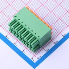 JL15EDGKNHC-38108G01 插拔式接线端子 插头 3.81mm 排数:1 每排P