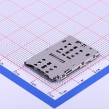 MCS-302-C1 SIM卡连接器 卡托式 NanoSIM卡 卡座 NANO SIM+NANO S