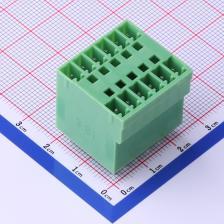 KF2EDGVH-3.81-2*6P 插拔式接线端子 板端/插座-闭口 3.81mm 排数