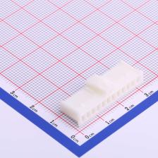 HX25066-12PB 压线端子胶壳 2.5mm 1x12P 锁扣公胶壳 白色