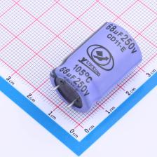 ECE2EM680M27CTPVZC-L=3.5 直插铝电解电容 68uF ±20% 250V