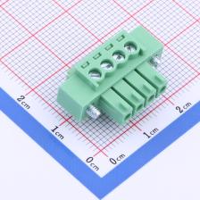 15ETYKM-3.5-04P-14-00AH 插拔式接线端子 插头 3.5mm 排数:1 每