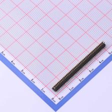 X1321WVS-2x39J-C40D53 排针 1.27mm 2x39P 立贴 方针