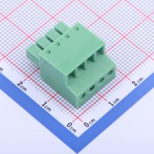 KF2EDGKC-3.81-4P 插拔式接线端子 插头 3.81mm 排数:1 每排P数:4