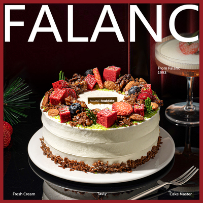 FALANC莫比乌斯0卡糖奶油生日蛋糕北京上海广州深圳杭州同城配送