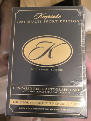 2024 全运动keepsake hobby盒，保一张物料签字盒一张物料