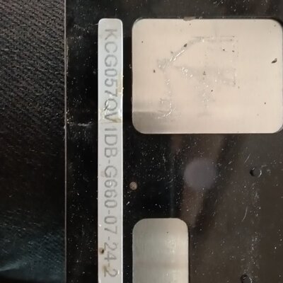 议价拆机KCG057QV1DB—G660-07-24-20液晶显维修