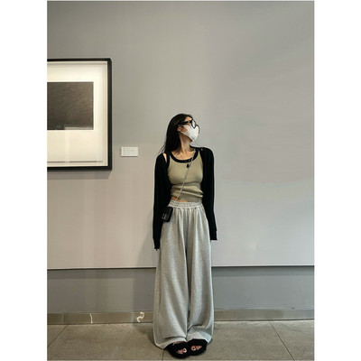 自然腰随意百搭休闲裤