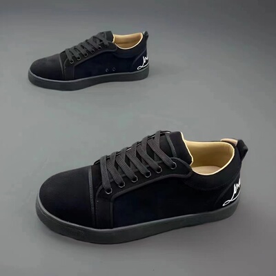 低帮真皮男士板鞋时尚百搭红底鞋