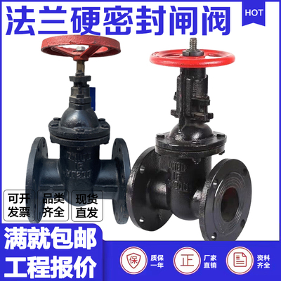 铸铁法兰闸阀Z45T硬密封HT200
