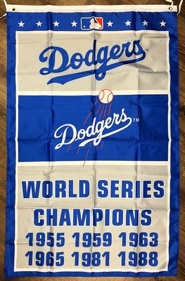 MLB Los Angeles Dodgers World Series Championship Flag迷旗帜