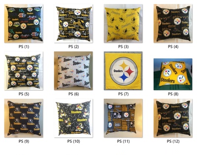 Pittsburgh Steelers Pillowcase匹兹堡钢人队球迷沙发汽车抱枕套