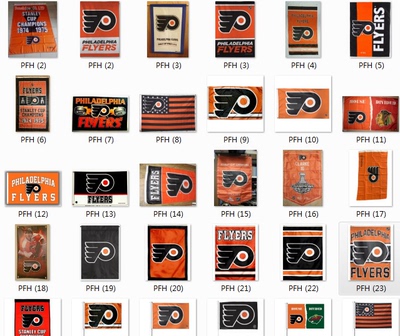 Philadelphia Flyers Flag费城飞人队装饰旗帜车旗