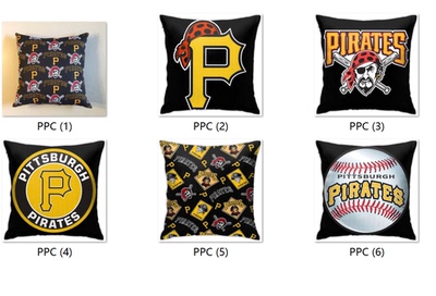 MLB Pittsburgh Pirate Pillow Cover匹兹堡海盗队球迷抱枕套