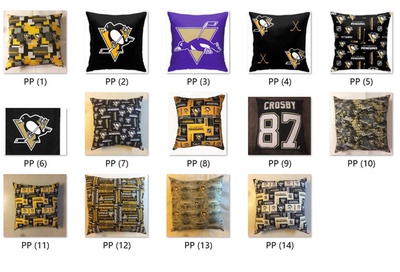 Pittsburgh Penguins Pillow Cover NHL匹兹堡企鹅球迷抱枕套