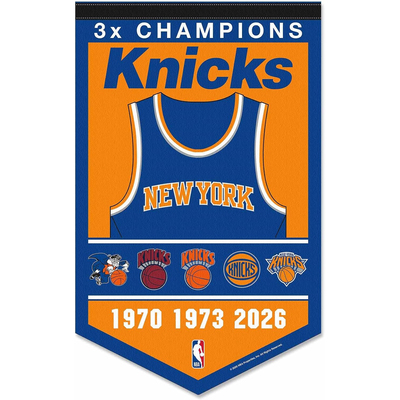 NBA New York Knicks Flag纽约尼克斯队冠军旗帜球迷会场装饰海报