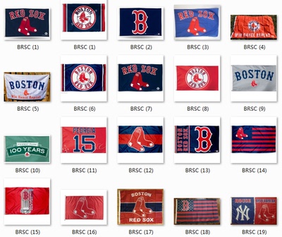 Boston Red Sox Outdoor House Flag波士顿红袜队球迷旗帜车旗
