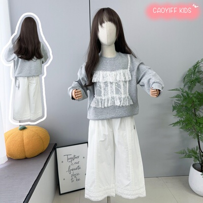 啦芙莱童装韩版女童卫衣