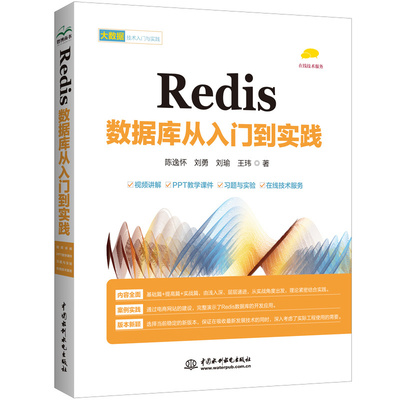 Redis数据库从入门到实践陈逸怀,刘勇,刘瑜,王玮中国水利水电数据库