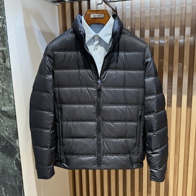 卡尔丹顿秋冬款立领保暖白鸭绒羽绒服外套AE5W35912专柜3980