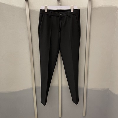 卡尔丹顿男装21秋冬款商务纯色休闲长裤KBCW42266NAB1吊牌1680