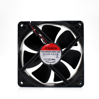 建准EEC0382B1/B2/B3-000C/0000/000U-A99/G99 24V变频器散热风扇