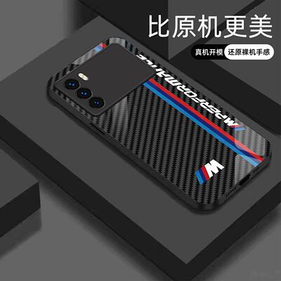 适用【OPPOK9pro】宝马Mpower液态玻璃亮面手机壳RS电镀全包镜头冰感轻奢高档软边抗摔耐脏保护套