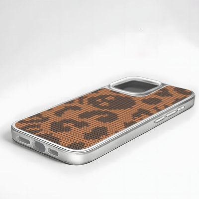 像素人脸大孔电镀黑框磨砂磁吸碳纤纹手机壳适用苹果iphone17promax华为12/13/14P70ULTRA小众个性