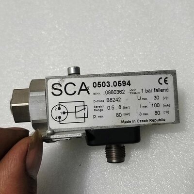 议价SCA压力开关，型号0503.0594，货号0880362，可维修