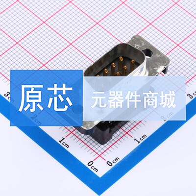 D-Sub/VGA连接器 1658613-4 - 公 9P 原装正品 电子元器件配单