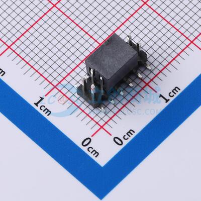 排针 2842141-6 SMD,P=2mm 原装正品 电子元器件配单