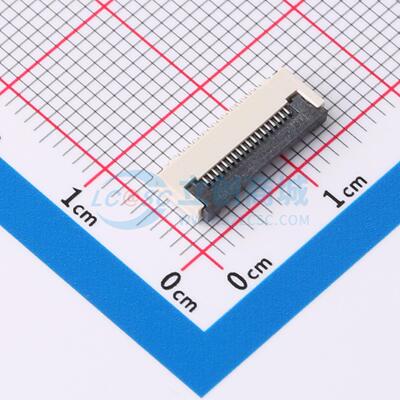 FFC/FPC连接器 XDFC-0520-18P SMD,P=0.5mm 翻盖式 18P 下接 原装