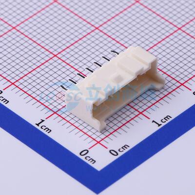 线对板针座 B07B-PASK-N(LF)(SN) 插件,P=2mm 1x7P 直插 原装正品