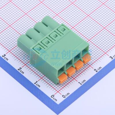插拔式接线端子 KF2EDGKN-5.0-4P P=5mm 插头 1x4P 电子元器件
