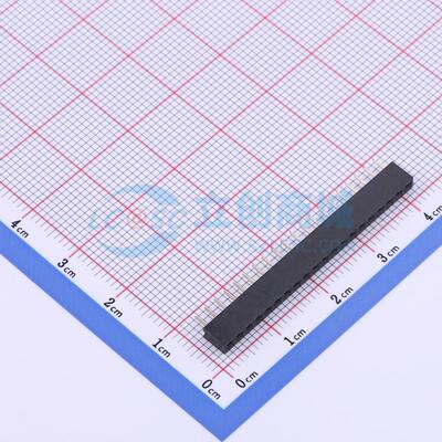 排母 PM200-1-20-Z-4.3 插件,P=2mm 1x20P 方孔 电子元器件配单