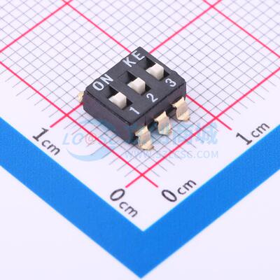 拨码开关 2.54-3P TPGT SMD 原装正品 电子元器件配单